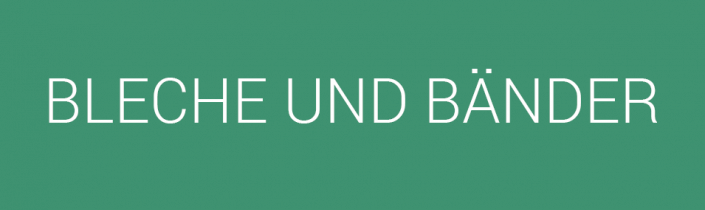 Bleche und Bänder – Palmer Bleche